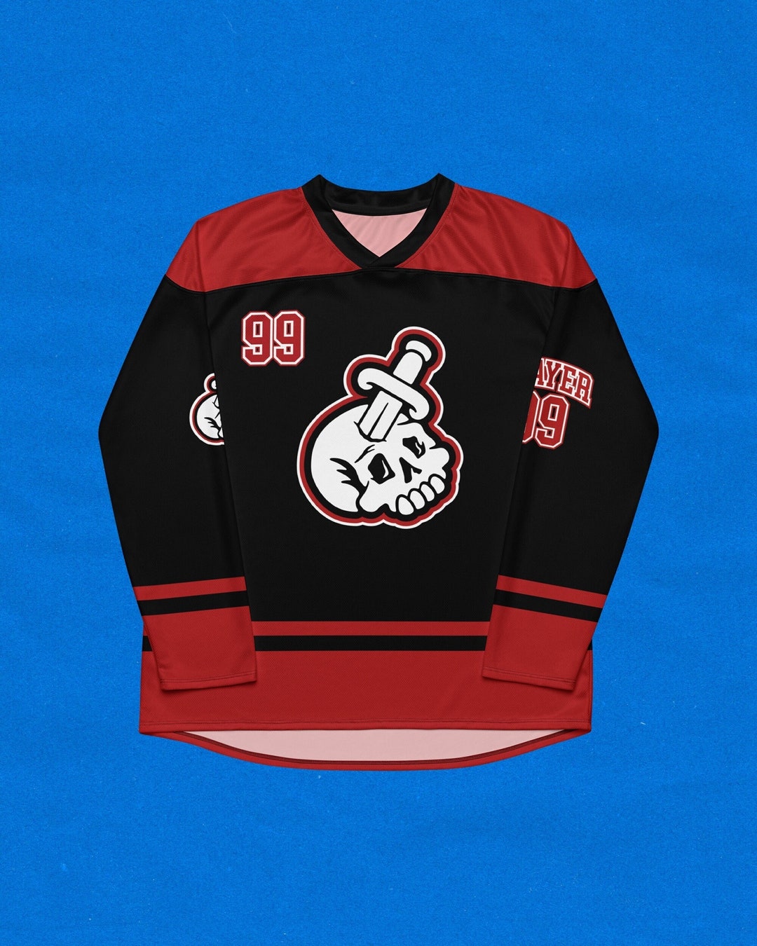 OSRS 99 Slayer Recycled Hockey Fan Jersey | Runescape Skill Cape Jersey ...