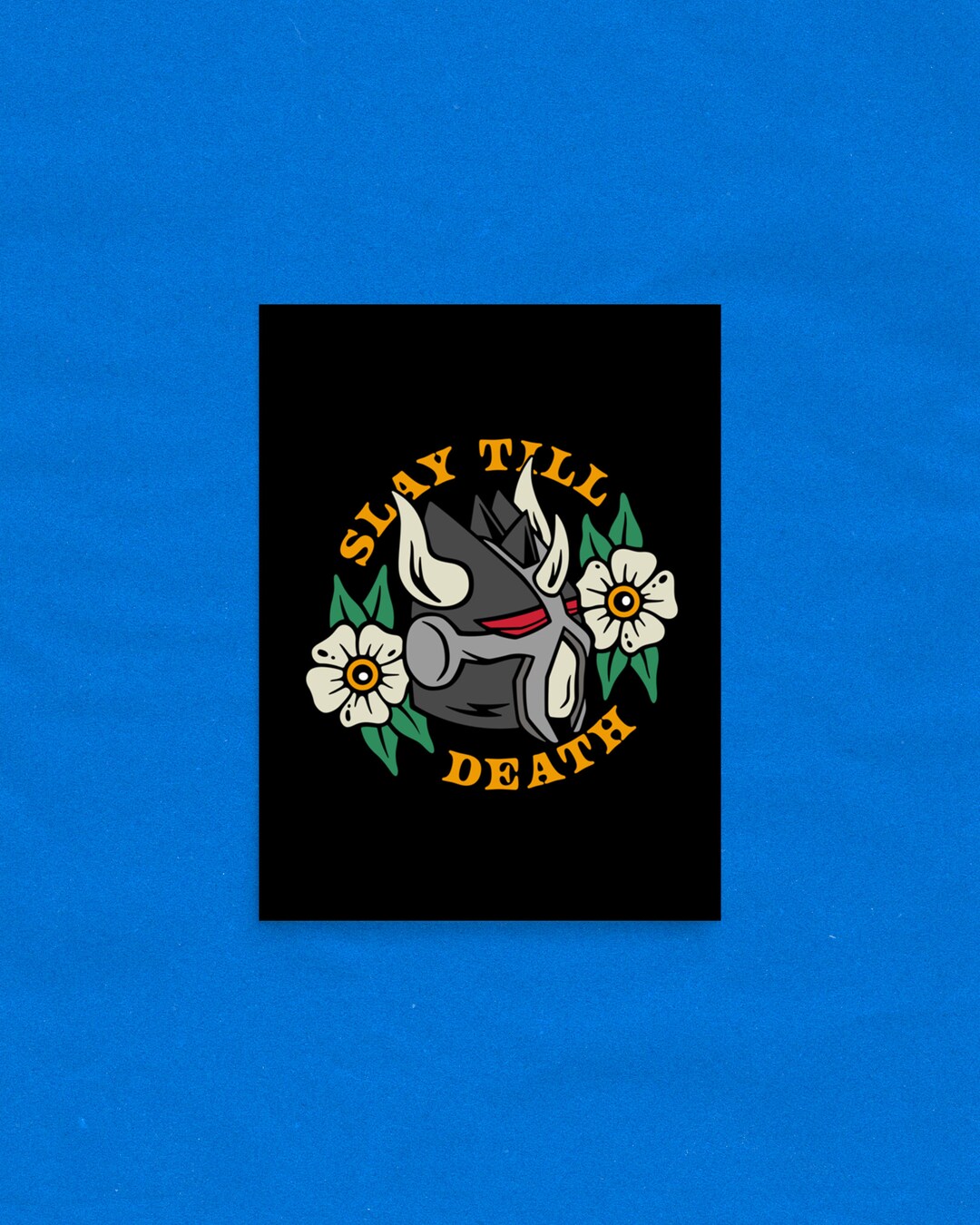 OSRS Slay Till Death Matte Poster | Runescape Poster | OSRS Wall Art - Etsy