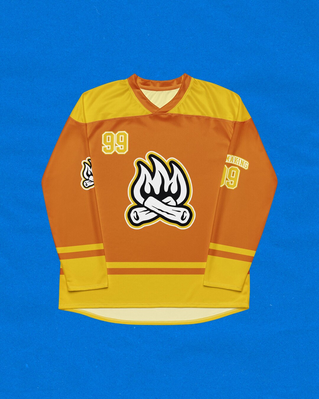 OSRS 99 Firemaking Recycled Hockey Fan Jersey | Runescape Skill Cape ...