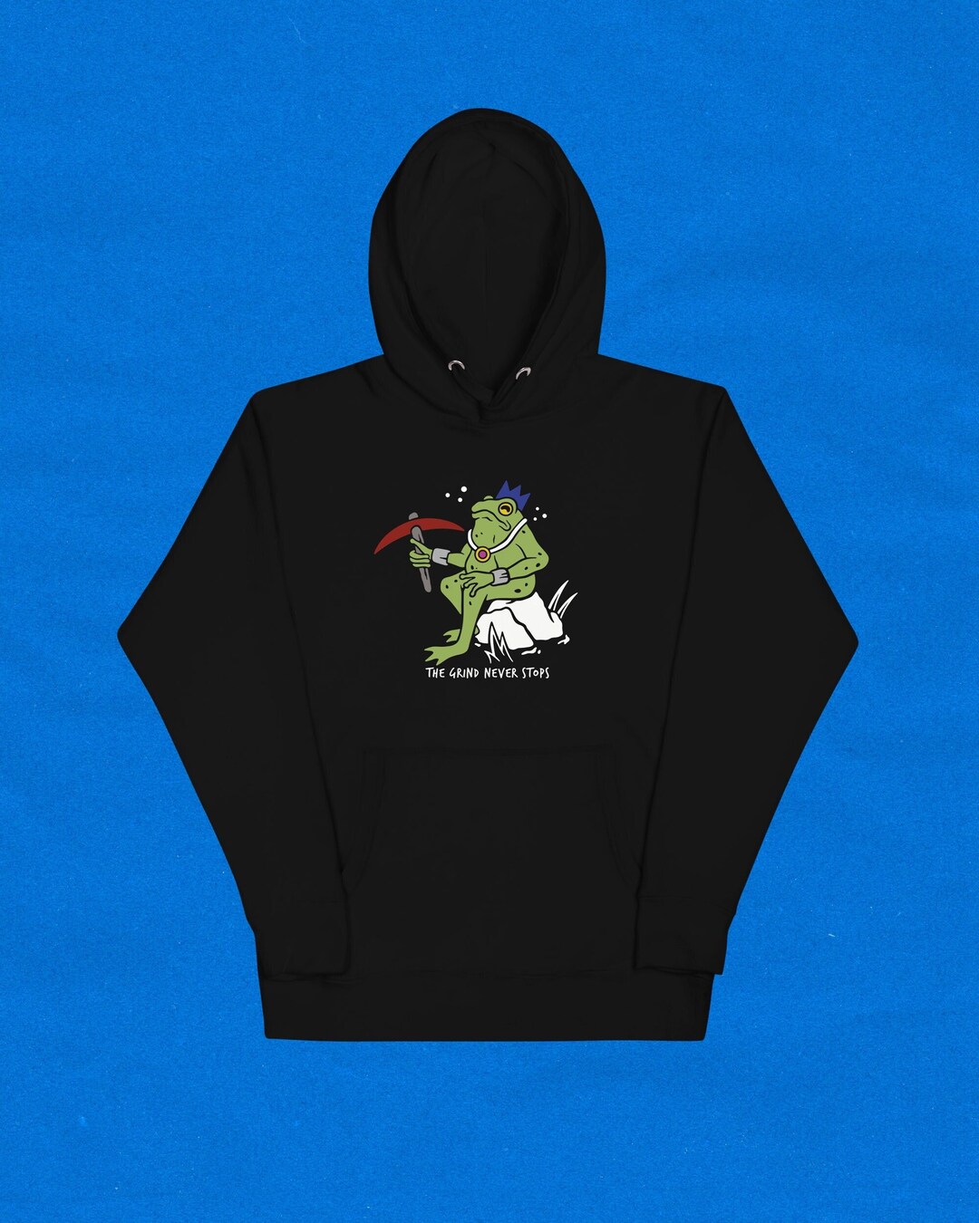 OSRS Frog Grind Never Stops Hoodie | Unisex Hoodie | Runescape Hoodie ...