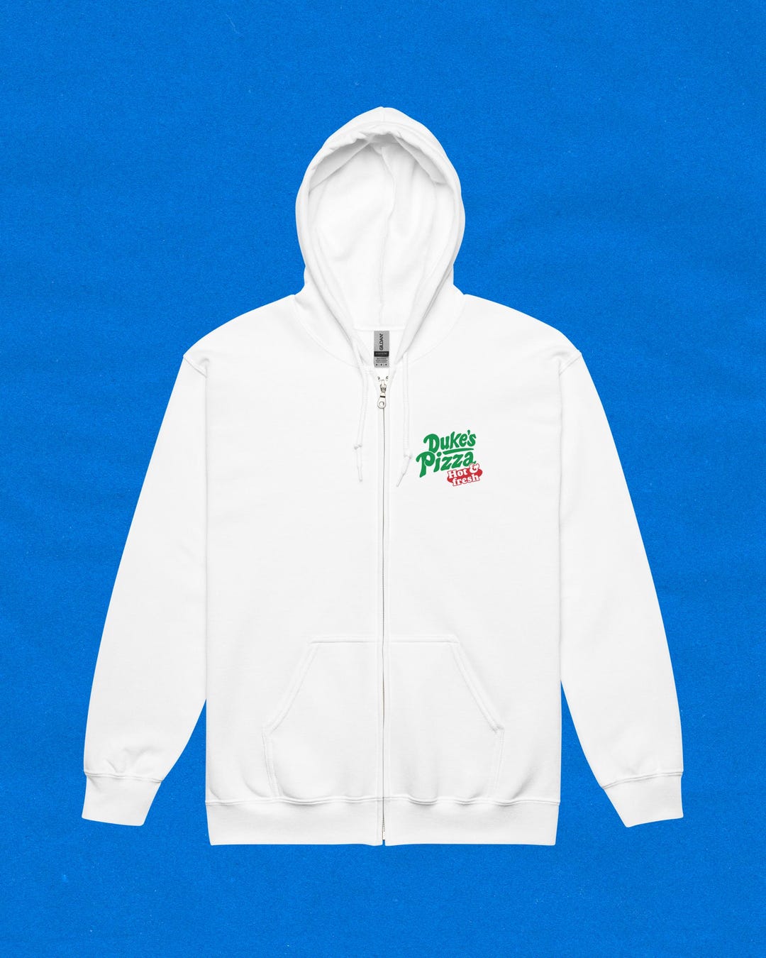 OSRS Duke's Pizza White Unisex Zip Hoodie | Unisex Hoodie | Runescape ...