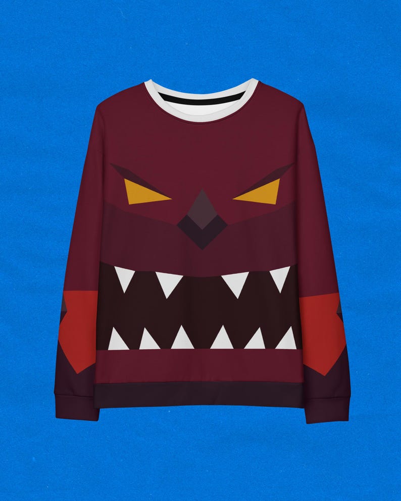 OSRS Jad Jumper All-over Print Cotton Christmas Sweatshirt | Runescape ...