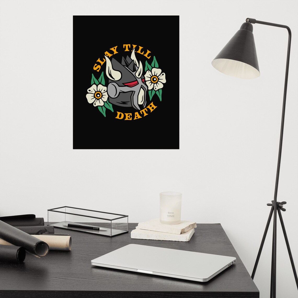 OSRS Slay Till Death Matte Poster | Runescape Poster | OSRS Wall Art - Etsy