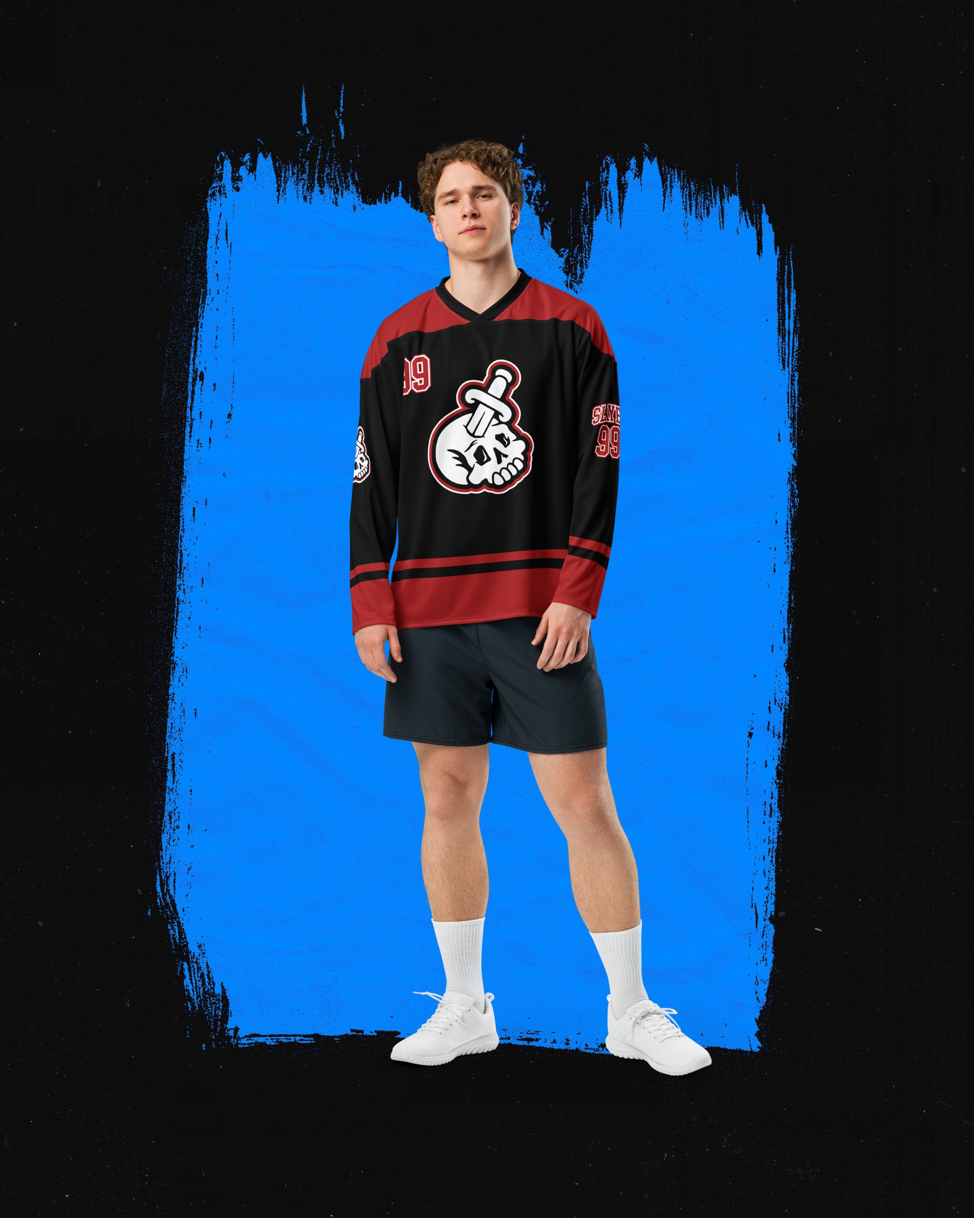 OSRS 99 Slayer Recycled Hockey Fan Jersey | Runescape Skill Cape Jersey ...