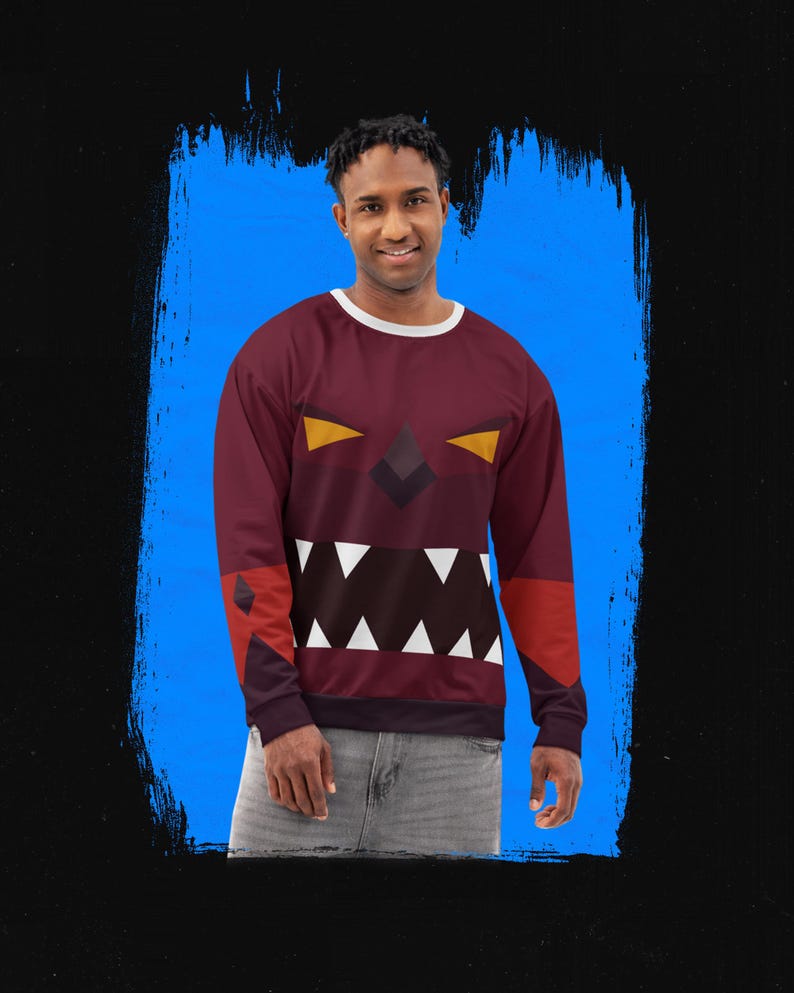 OSRS Jad Jumper All-over Print Cotton Christmas Sweatshirt | Runescape ...