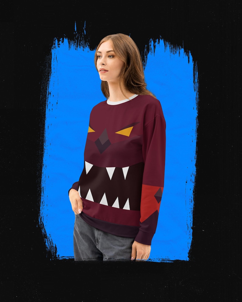 OSRS Jad Jumper All-over Print Cotton Christmas Sweatshirt | Runescape ...