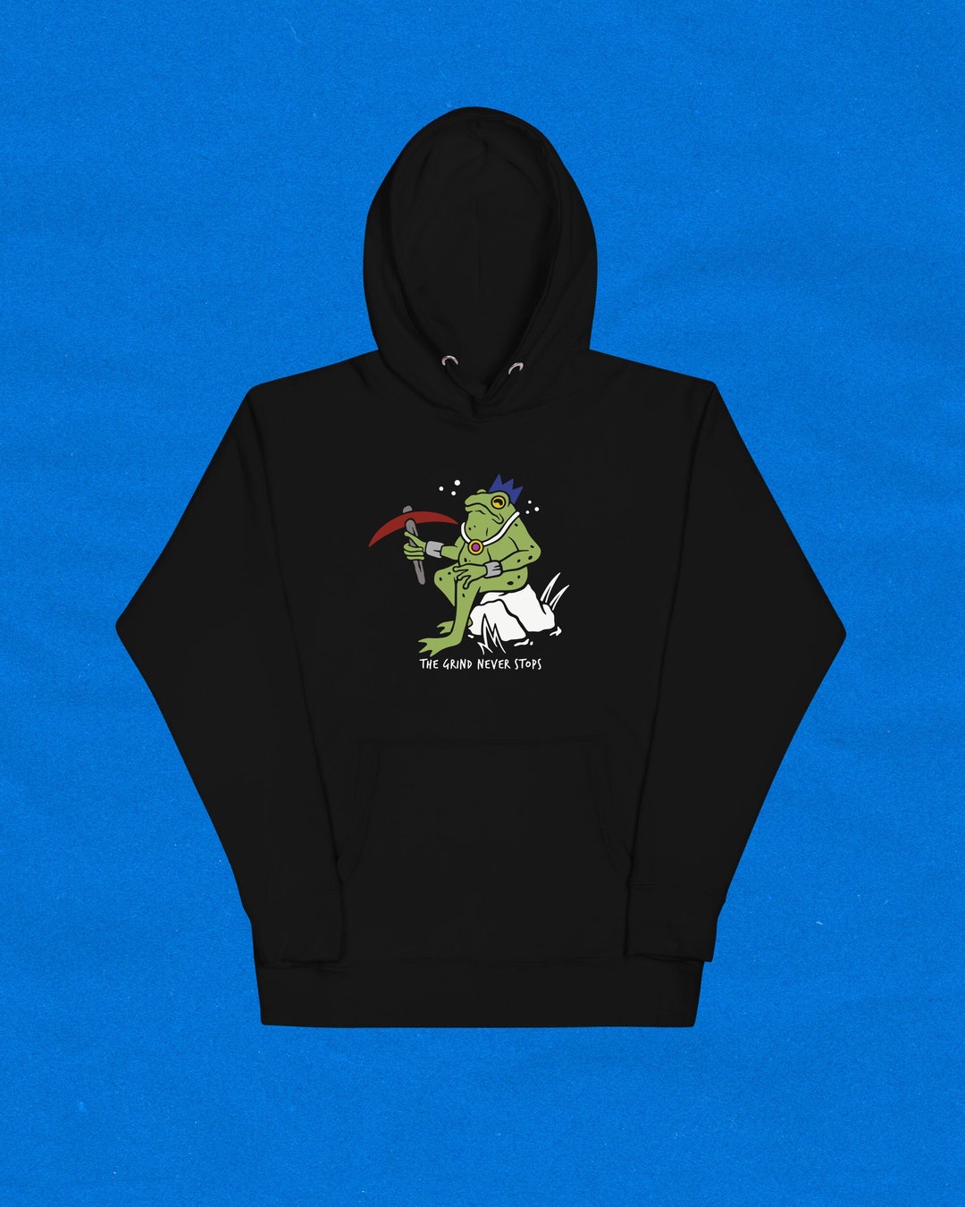 OSRS Frog Grind Never Stops Hoodie Unisex Hoodie Runescape Hoodie ...