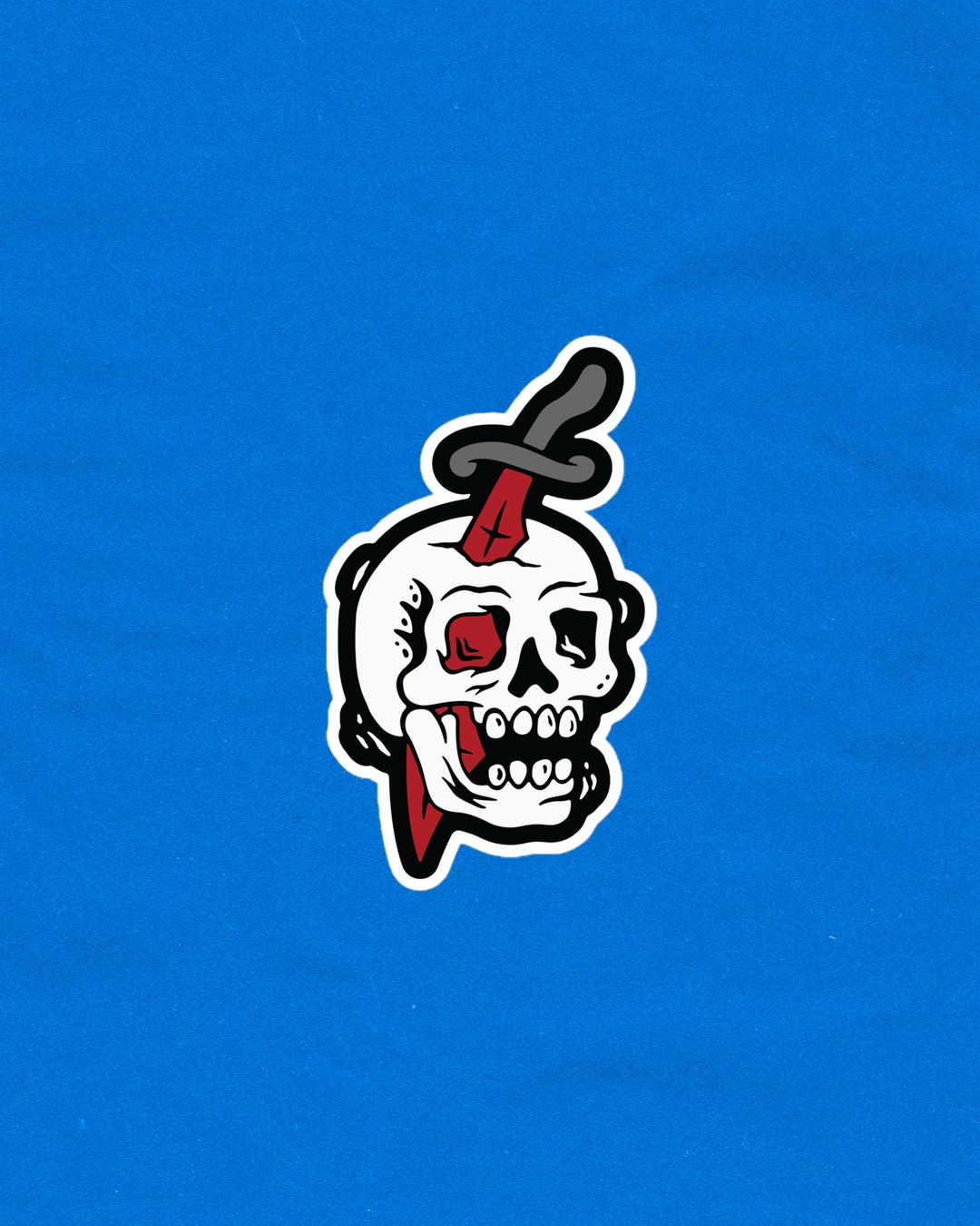 OSRS Dragon Scimitar Skull | Runescape Sticker | OSRS Sticker | Gaming ...