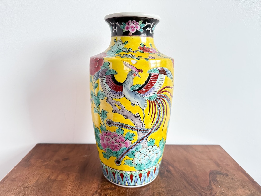 Vintage Japanese Yamatoku Ware Vase Japanese Vase Oriental - Etsy