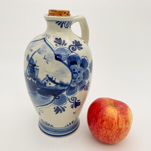 Vintage Delft Blue Decanter, Delft Blue Jar, Erven Lucas Bols, Dutch ...