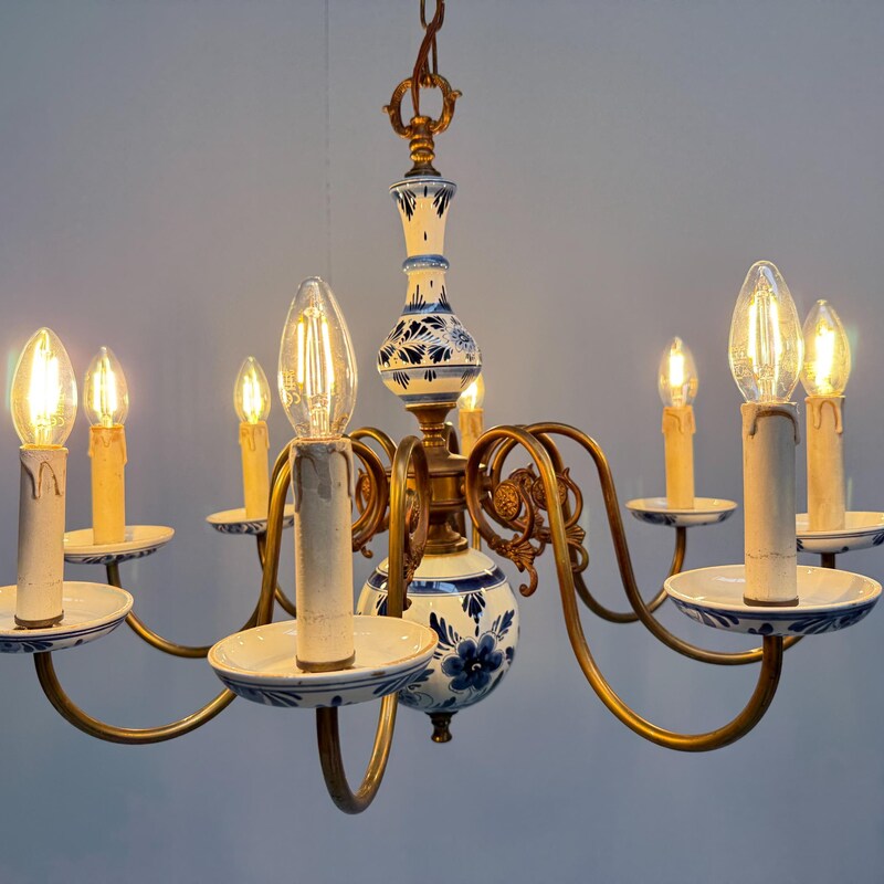 Delft Chandelier - Etsy