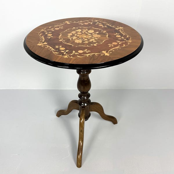 Italian Inlaid Table - Etsy