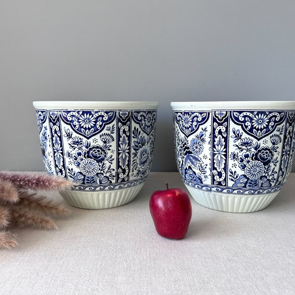 Delft Blue Planter - Etsy