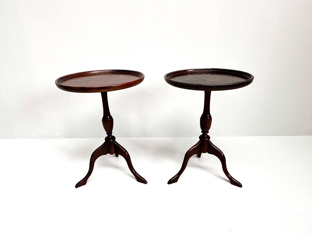 Vintage Set of 2 Side Tables - Etsy