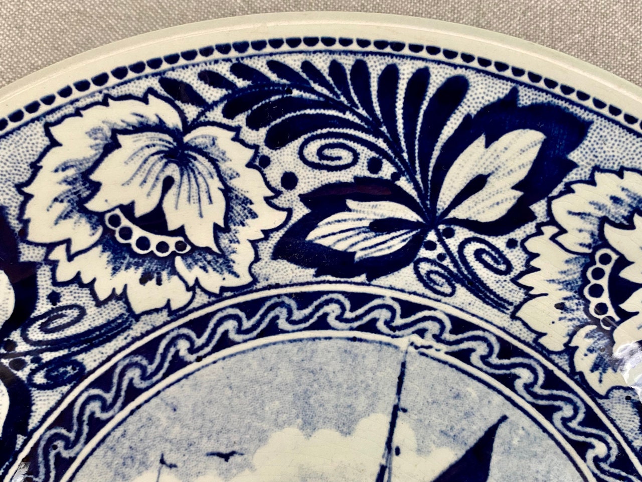 Vintage Delft Wall Plate by Boch Frères La Louviere Original - Etsy UK