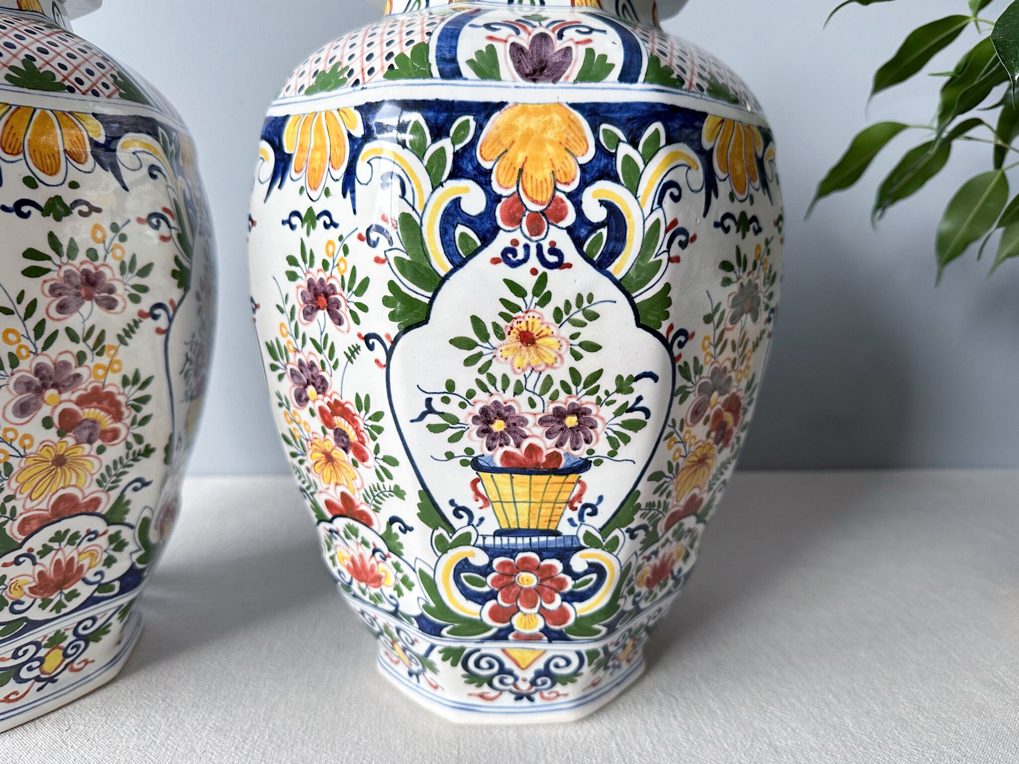 Antique RARE XL 19th Century Boch Freres Jars/lidded Vases - Etsy