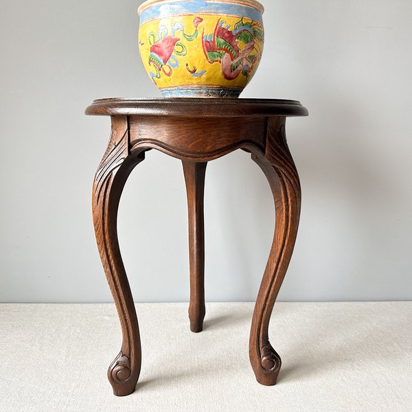 Carved Wood Stand - Etsy