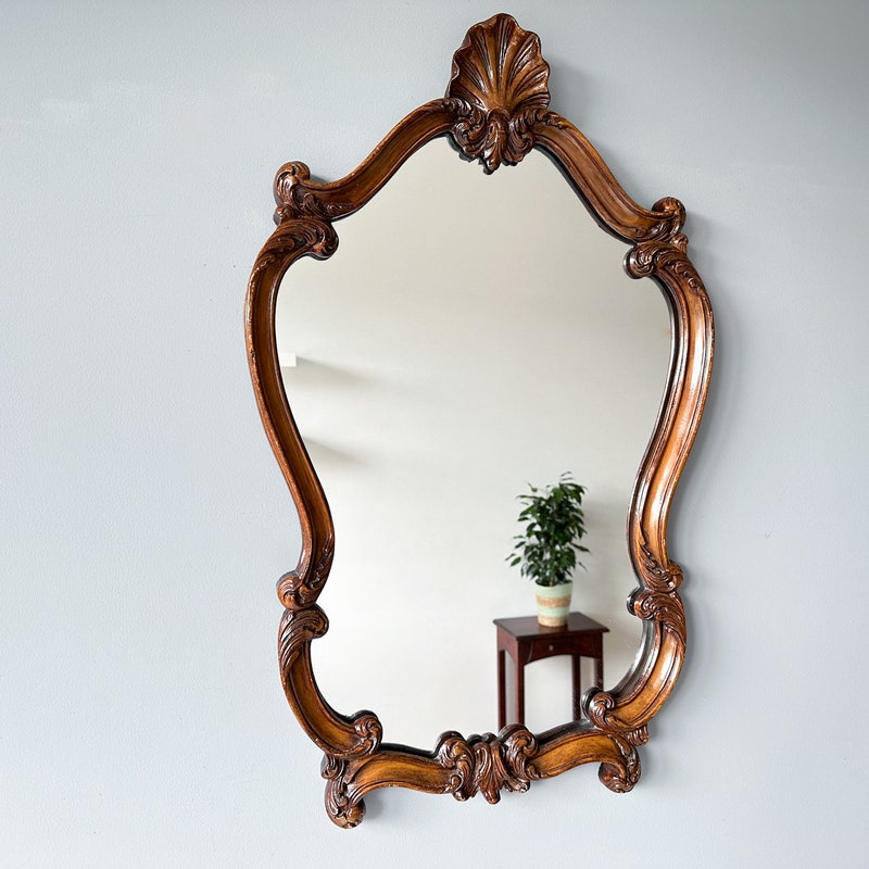 Large Vintage Mirror - Etsy