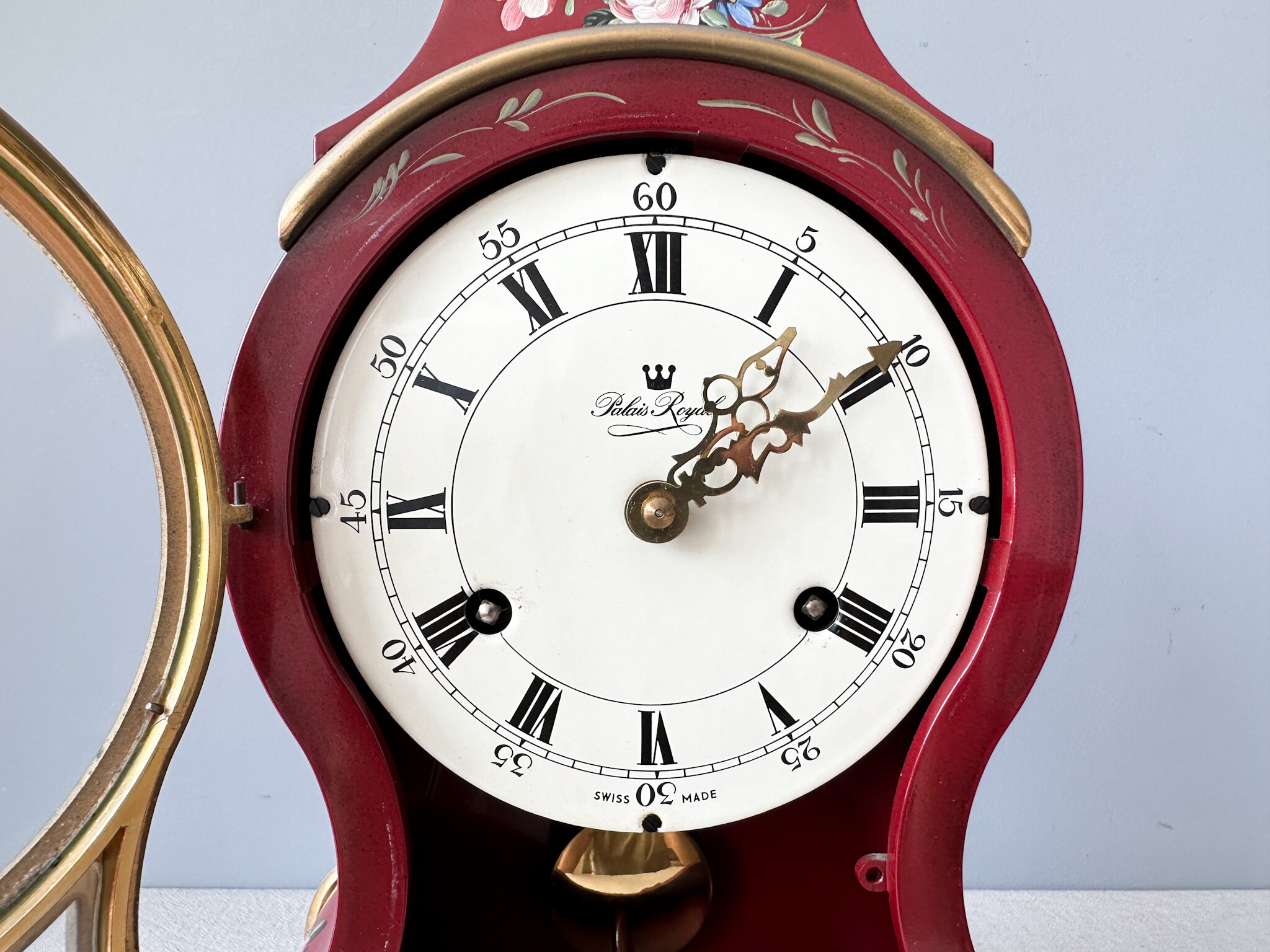 Vintage PALAIS ROYAL Wall Mantel Clock Vintage Decor Wind up - Etsy