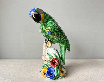 Ceramic Parrot Vintage - Etsy