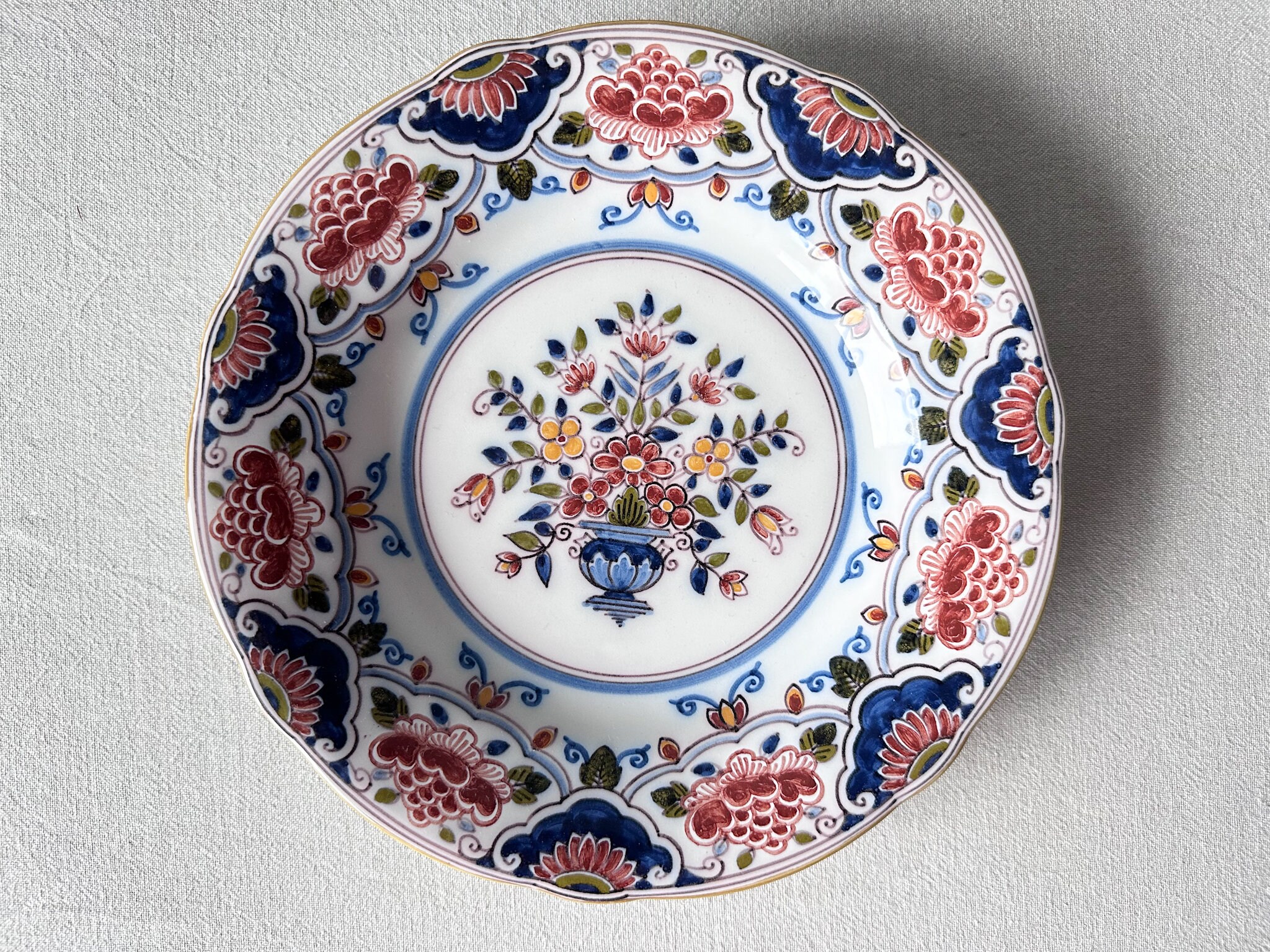 Vintage Makkum Delft Polychrome Wall Plate Royal Tichelaar - Etsy