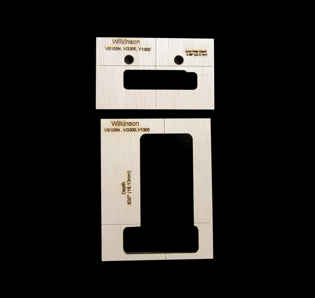 Wilkinson Tremolo Routing Template - Etsy