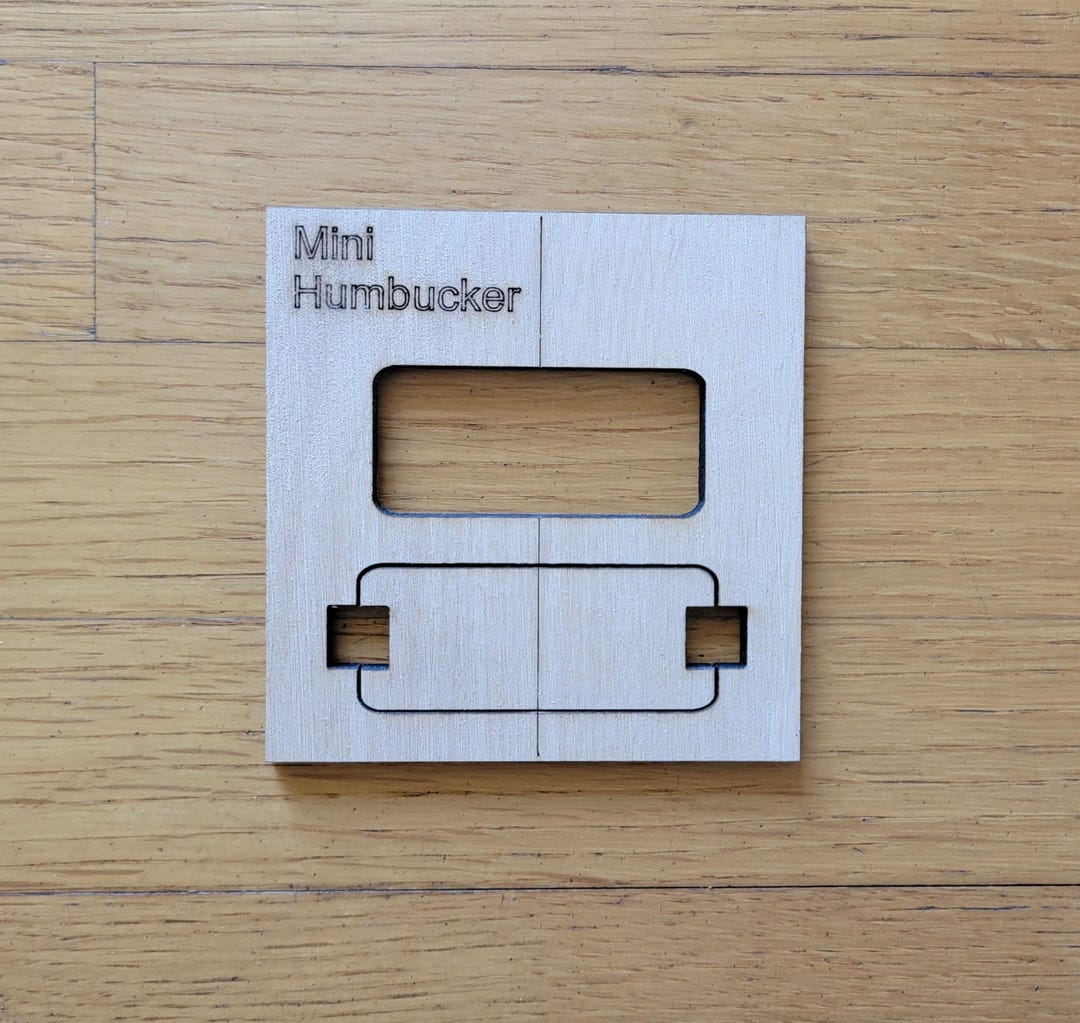 Mini Humbucker Guitar Pick up Routing Template - Etsy