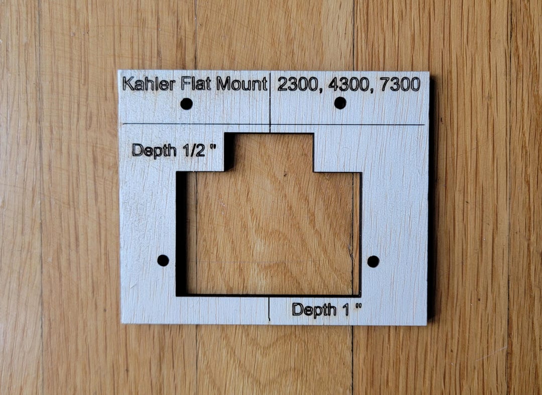 Kahler Guitar Bridge Routing Template for 6 or 7 & 8 String Guitars - Etsy
