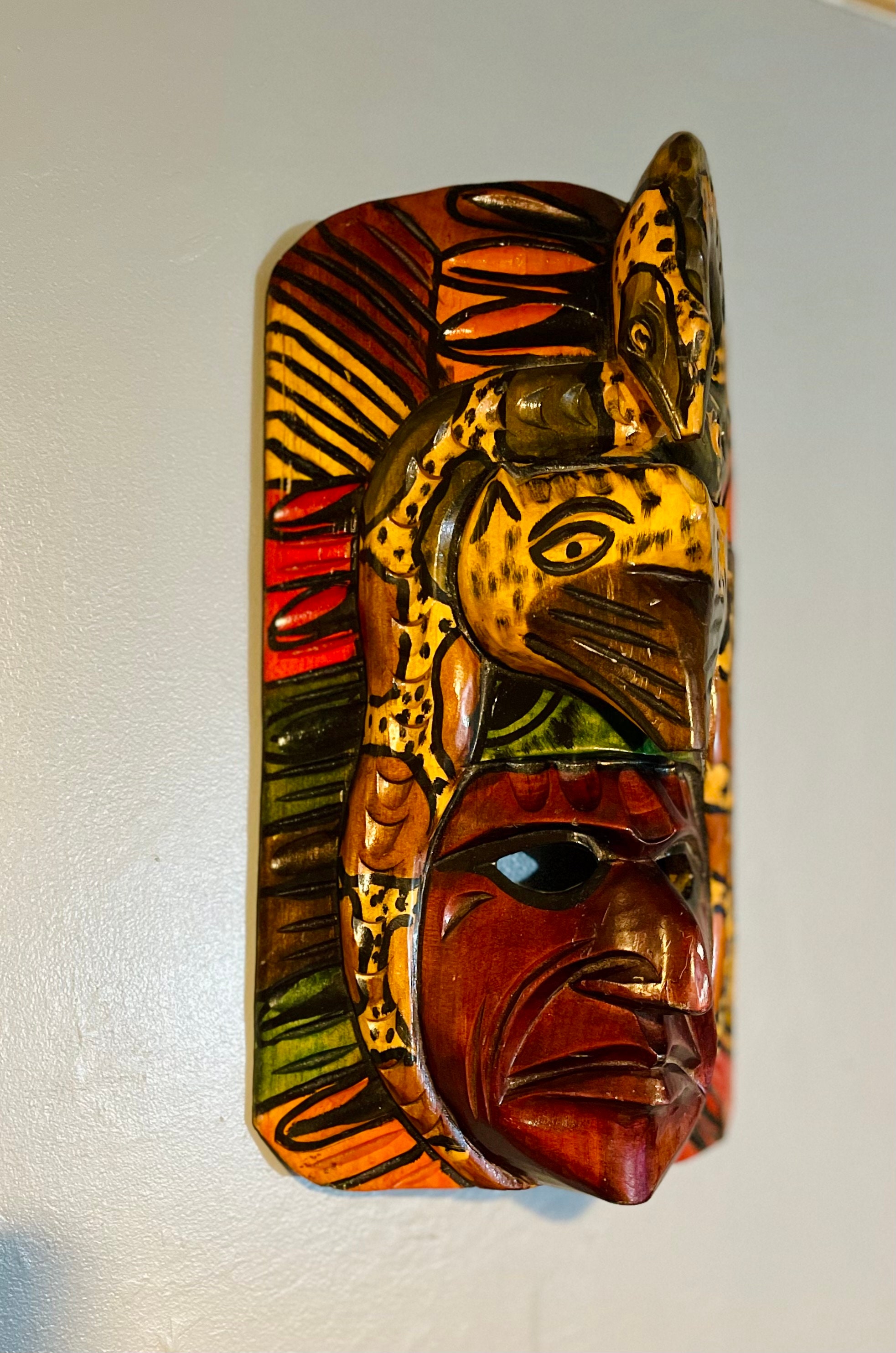 Handcrafted Guatemalan Wooden Mask - Etsy
