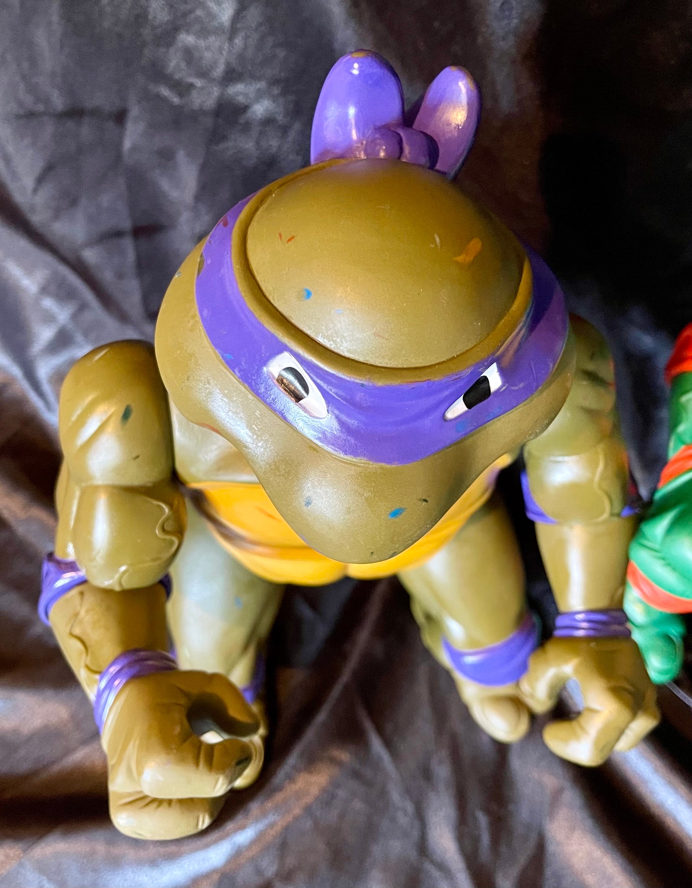 Vintage 1989 Giant TMNT Figures - Etsy