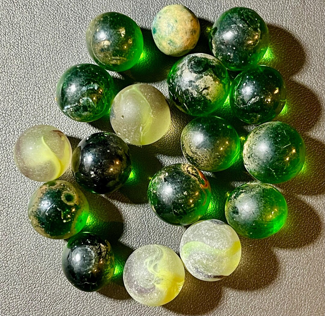 Vintage Genuine Sea Glass Marbles • Beach Glass X17 - Etsy