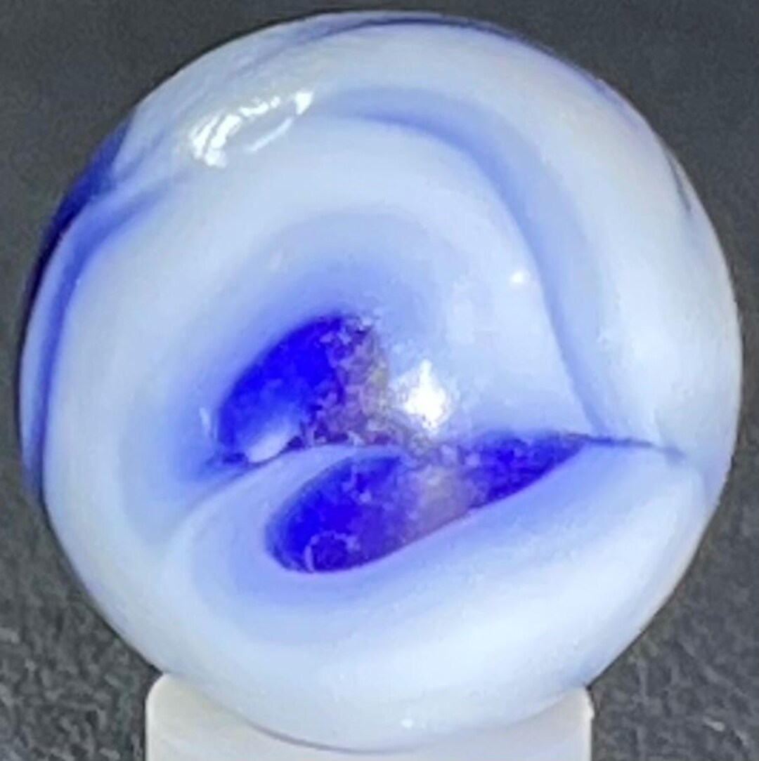 Vintage Christensen Striped Transparent Marble CAC Collectors Game ...