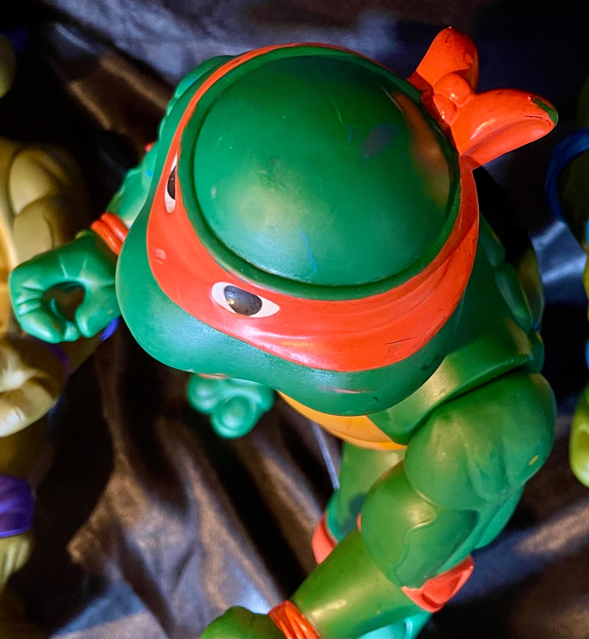 Vintage 1989 Giant TMNT Figures - Etsy