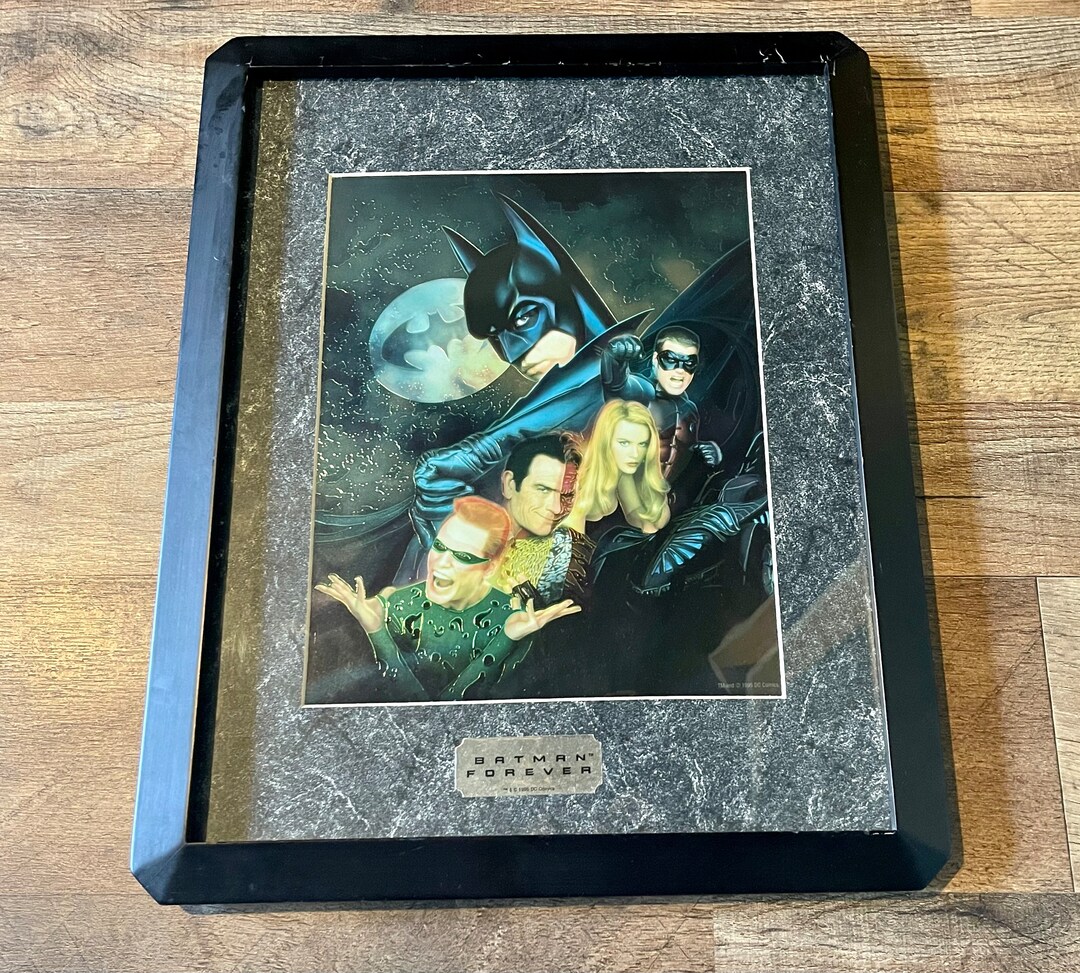 Limited Edition Framed Batman Forever Movie Poster - Etsy
