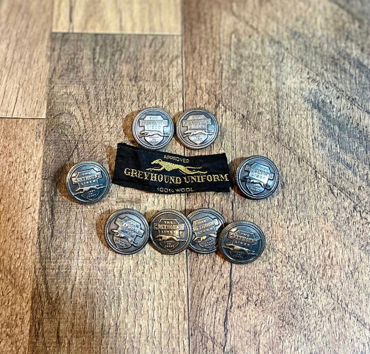 Vintage Greyhound Uniform Buttons & Patch - Etsy