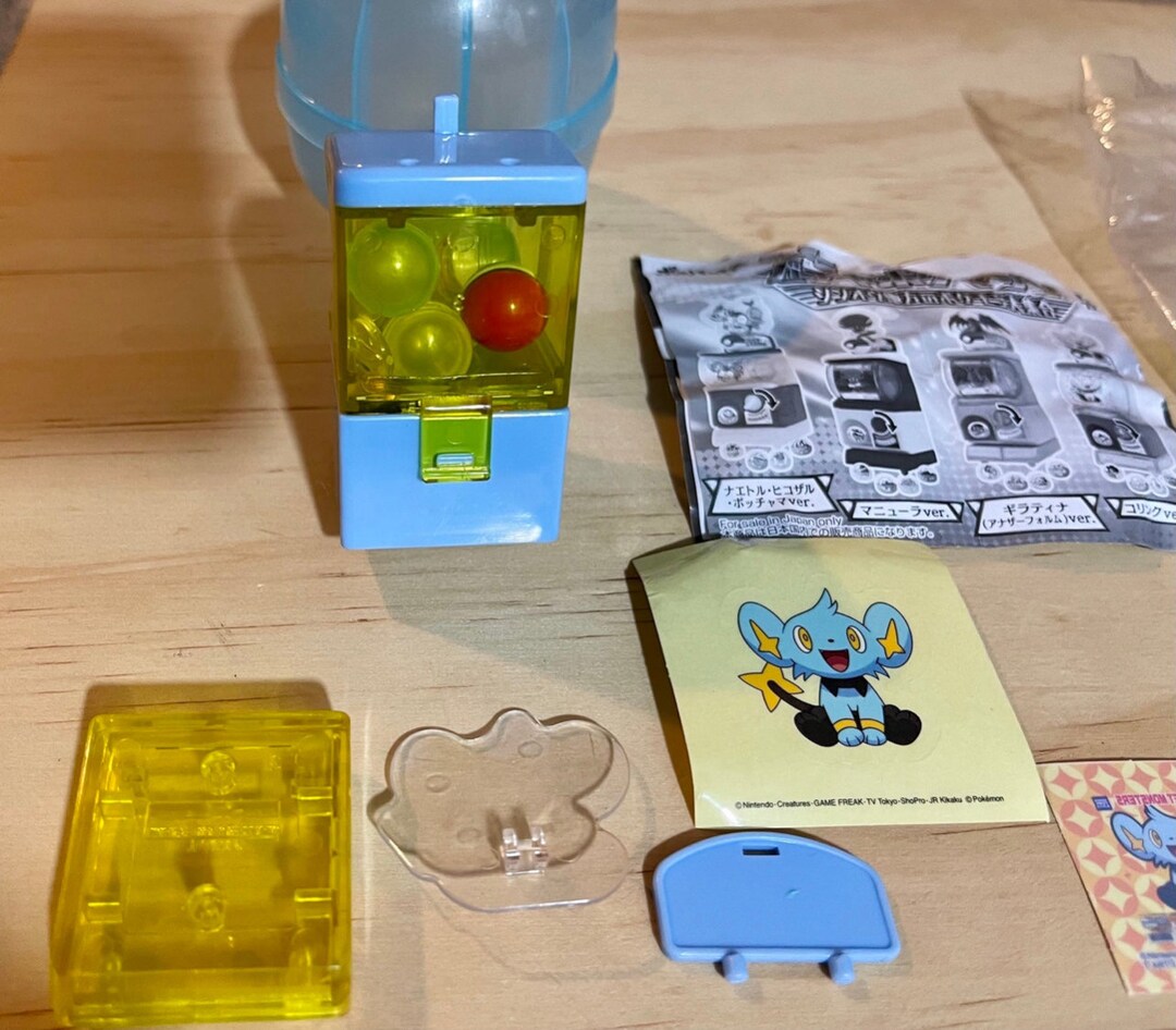 Pokémon Pocket Monster Mini Gacha Poke Machine - Etsy