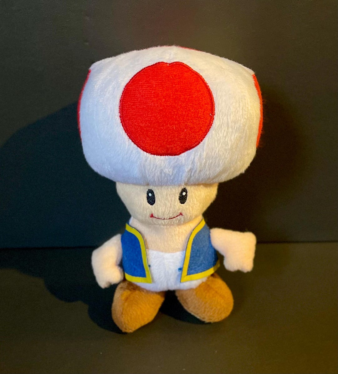 Nintendo Super Mario Bros Goldie Toad Plushie - Etsy