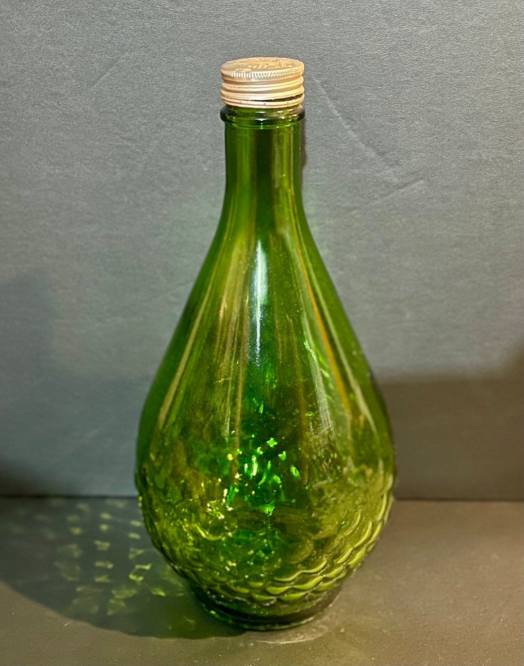 Gallo Green Half Gallon Embossed Wine Bottle - Etsy
