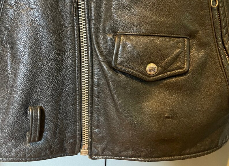 Vintage 80s/90s Wilsons Heavy Leather Jacket - Etsy