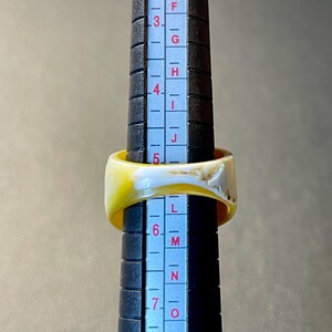 Antique Iridescent Celluloid Prison Ring - Etsy