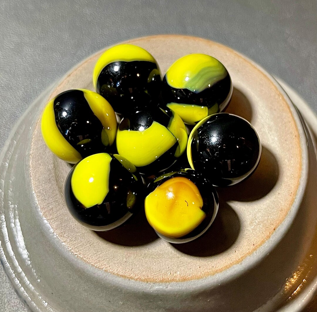 Marble King Bumblebee Marble Lot - Etsy