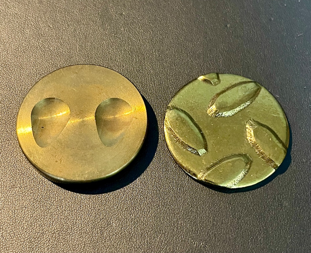 90s Solid Brass POG Slammers - Etsy
