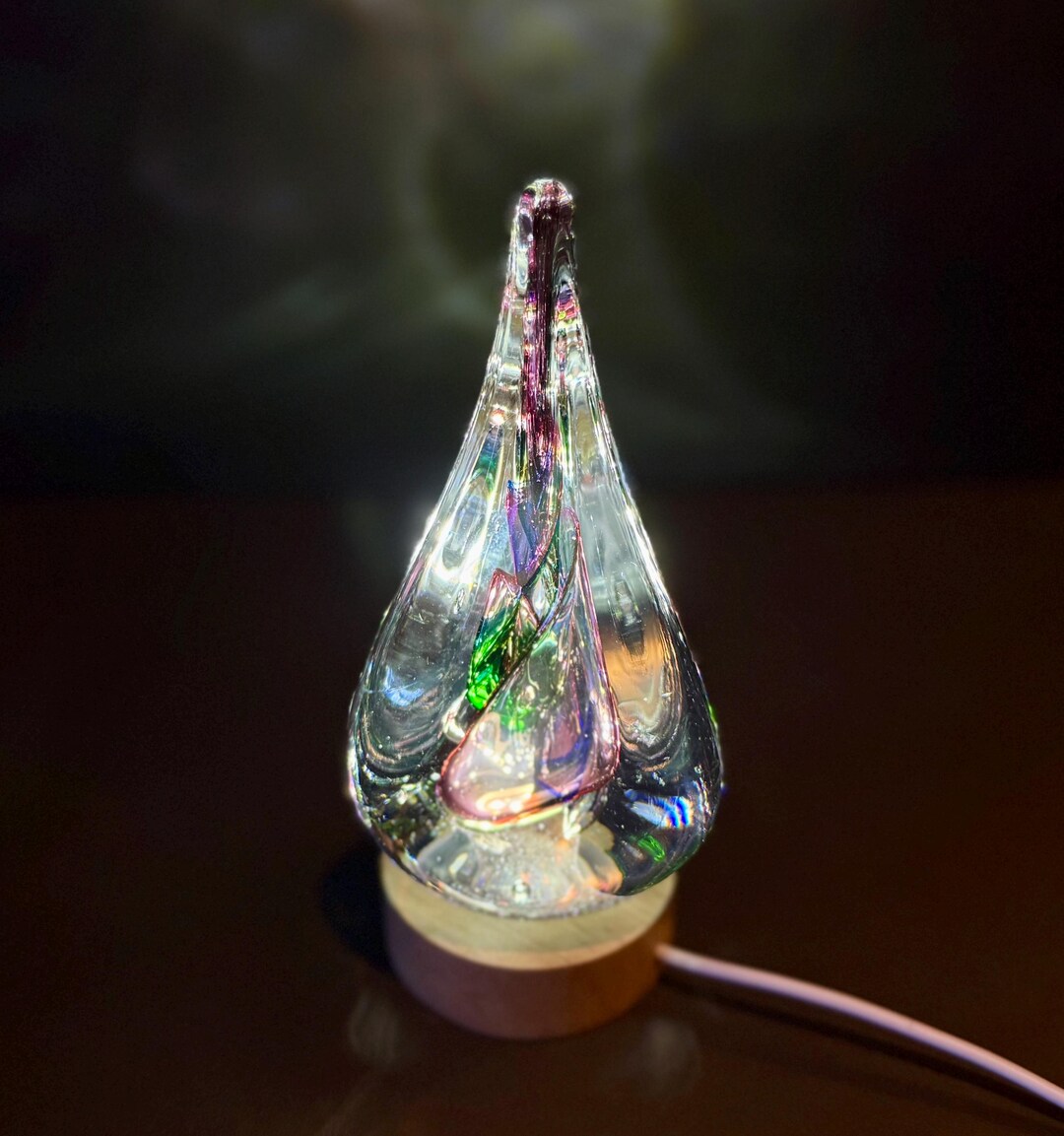 Vintage Adam Jablonski Art Glass Paperweight - Etsy