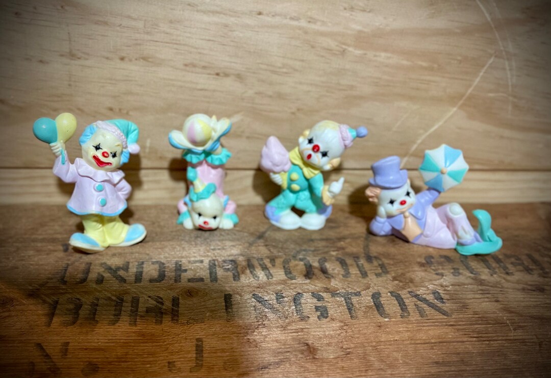 Vintage Blow Mold Clowns - Etsy
