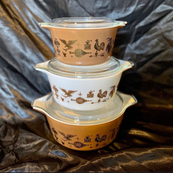 Pyrex Early American - Etsy