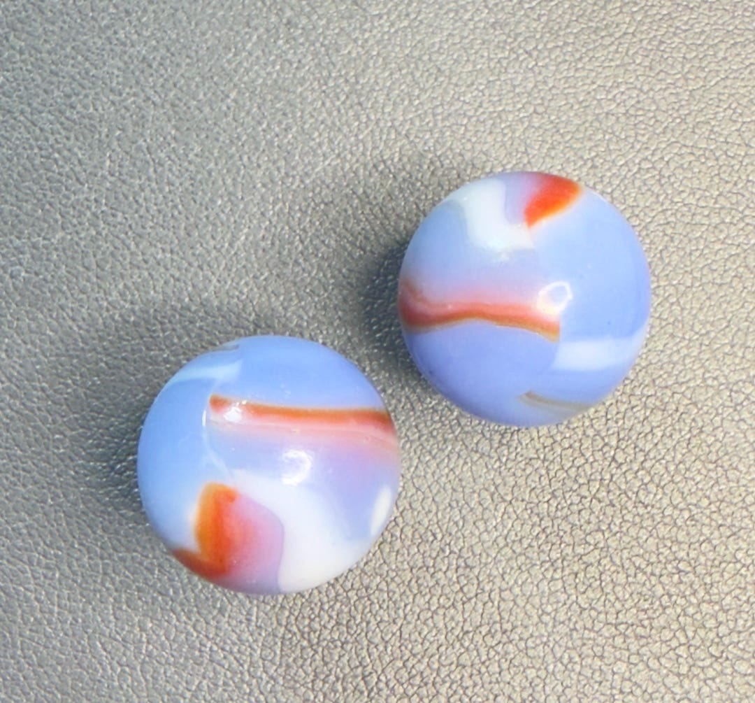 Peltier Red White Blue Oxblood Marble X2 - Etsy