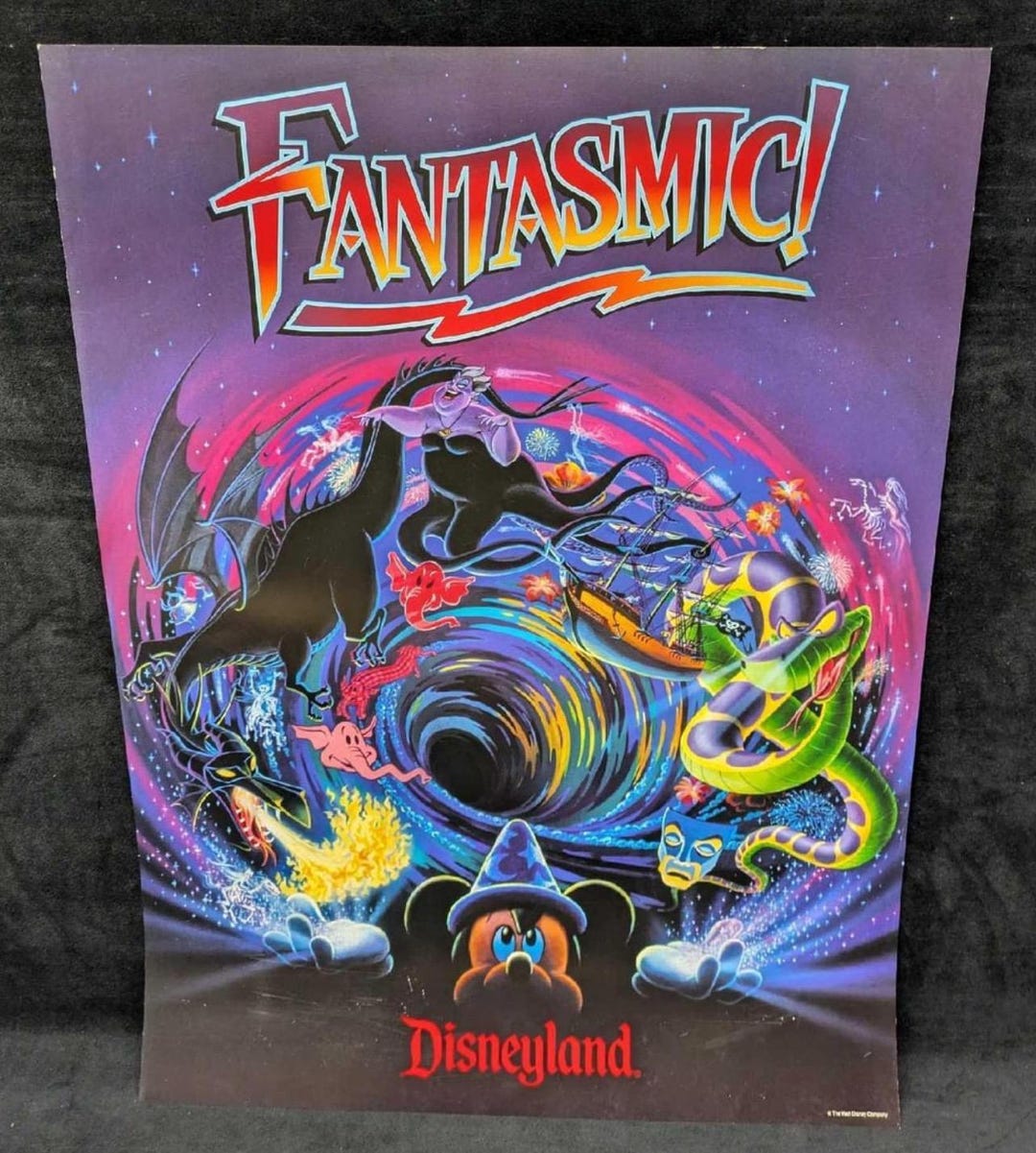 Disneyland Fantasmic Show Poster Disneyana - Etsy