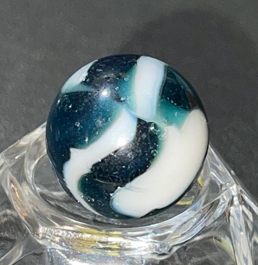 Peltier Glass Panda Marble • Vintage Collectible Toy Marbles - Etsy