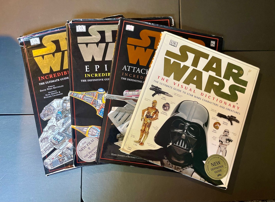 Star Wars Incredible Cross Sections Book Lot - Etsy