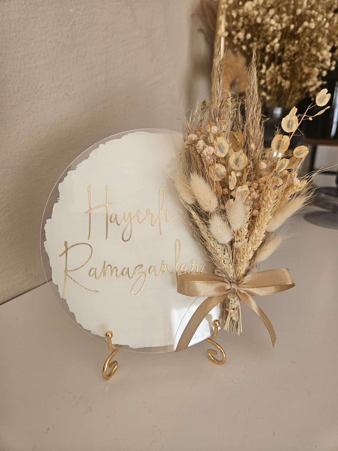 Personalized Acrylic Disc Ramadan Decoration Eid Gift Ramazan Religious ...